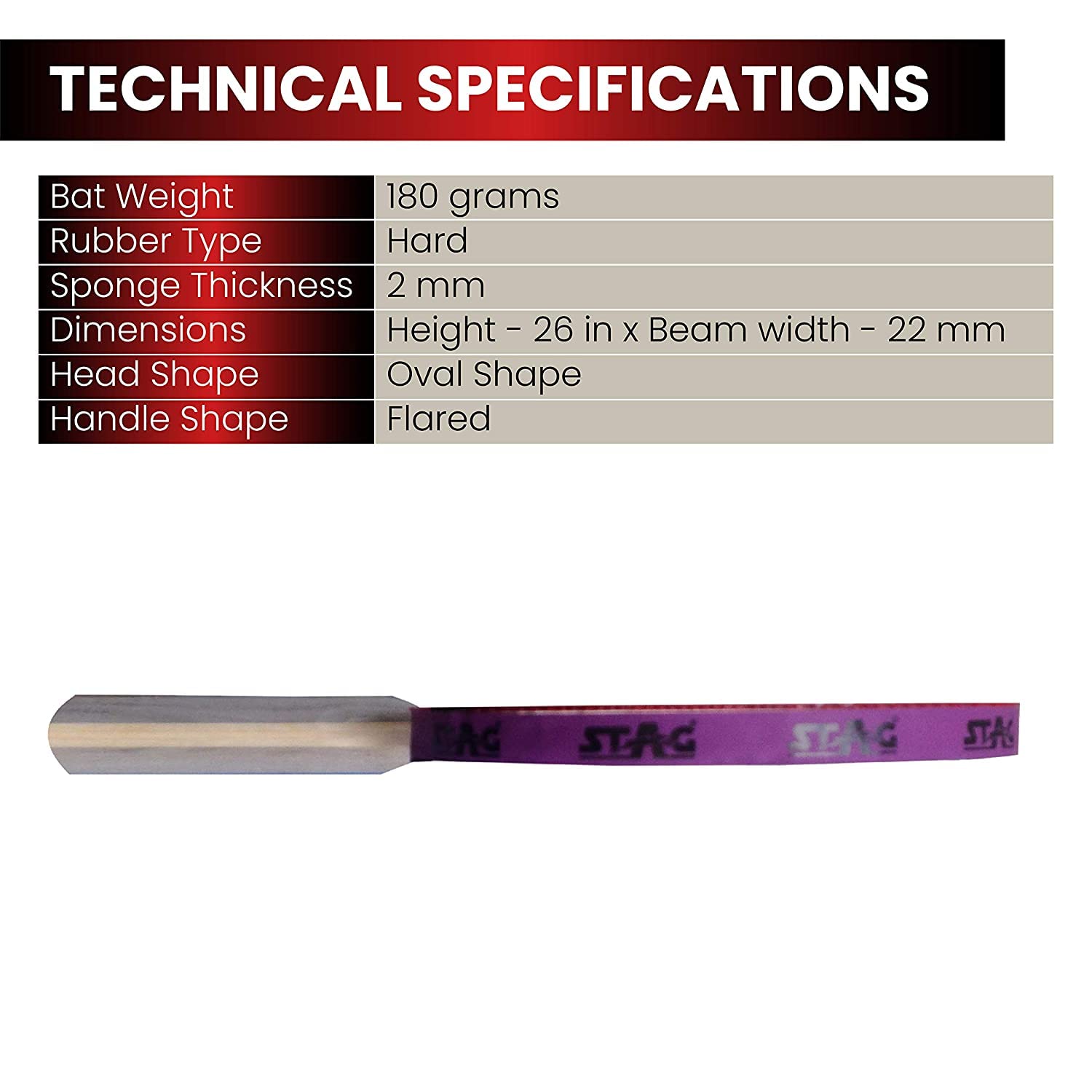 Stag Ninja Attack Table Tennis Racket – Stag Global